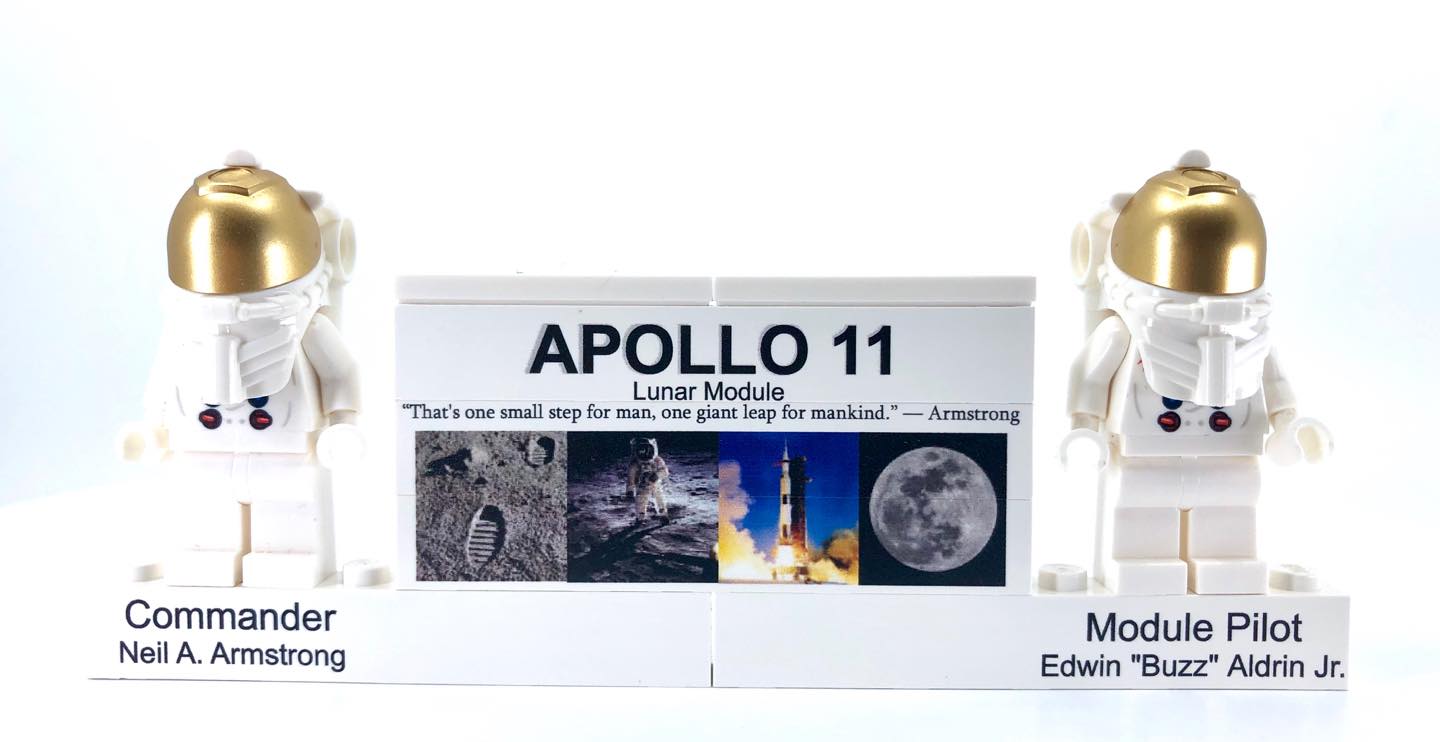 Apollo 11 Lunar lander display bricks – RicsBricks
